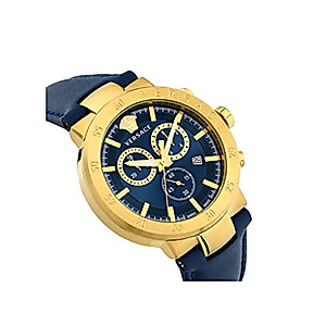 Versace Mens Watches Blue 43 mm Urban Mystique Collection