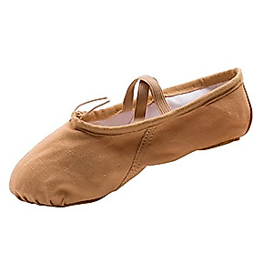 Healifty 2 Pairs Non Slip Dancing Shoes Barre Ballet Shoes Ballet Dancer Shoes Princess Ballet Shoes Yoga Shoes Stretch Canvas Ballet Slippers Shoes Elastic Practice Shoes