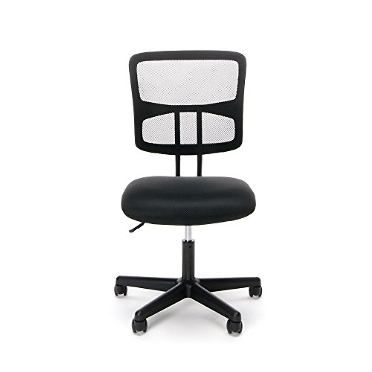 OFM ESS Collection Swivel Mesh Back Armless Task Chair, in Black (ESS-3020)