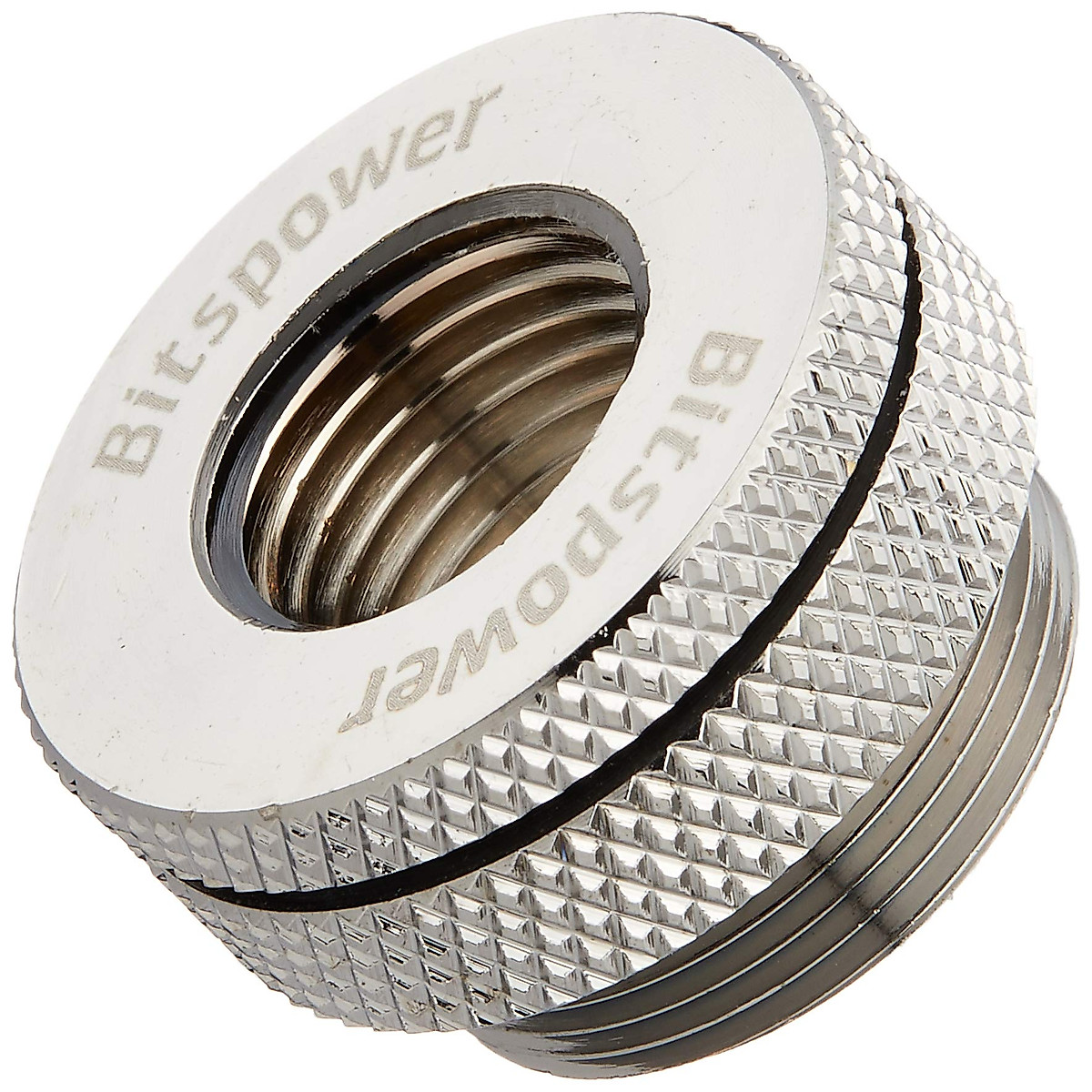 Bitspower G1/4" CaseTop Water-Fill Set, Black Sparkle