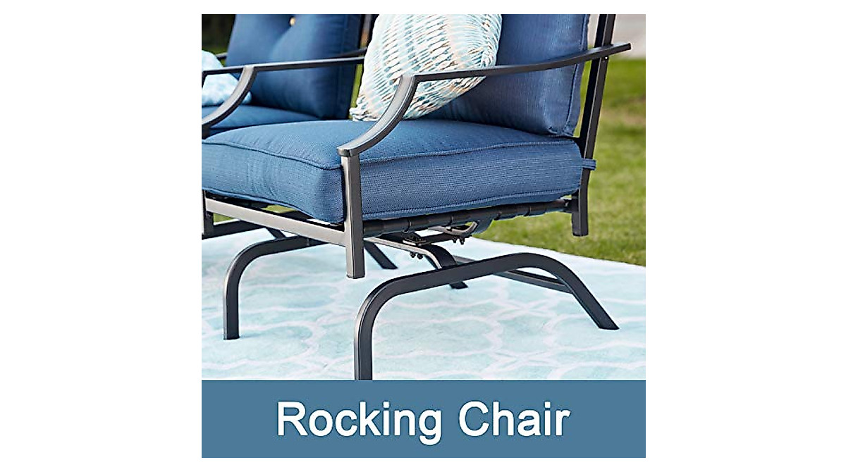 Patio Festival Rocking Patio Chairs – Durable Outdoor Metal Furniture