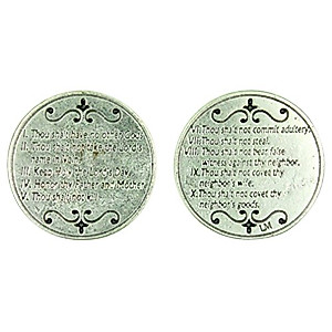 Christian Biblical Principles The 10 Commandments Devotional Pocket Token