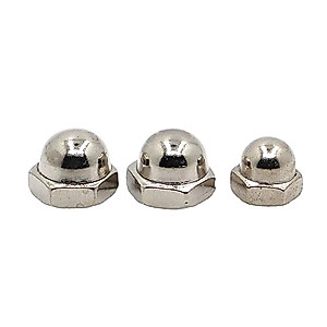 M3 M4 M5 M6 M8 M10 Cap Nuts Decorative Cover Semicircle Head Acorn Nut (Size : M6 20pcs)