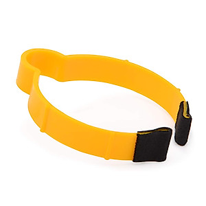 4 PCS Speed Hoop Clip Vinyl Storage Solution Tool Keeping Loose Rolls Tidy, Roll-Media Vinyl Wraps Holder Plastic Ring Clamp with Quick Release Handle and Scratch Protection Felt Patch 80mm & 110mm