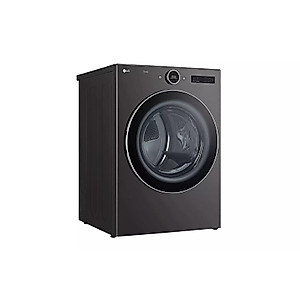 LG DLEX6700B 27 Inch Smart Electric Dryer with 7.4 Cu. Ft. Capacity, 23 Dryer Cycles, Wrinkle Care, TurboSteam, Dial-A Cycle™ Knob, FlowSense Indicator, AI Fabric Sensor