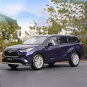 Models Vehicle Replica Car 1 18 Fit for Toyota Highlander 2021 SUV Simulation Scale Car Model Steel Diecast Toy Vehicle Collect Souvenir Collectible Gift 2023 2024