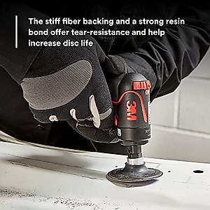 3M Cubitron II Roloc Fibre Disc, 786C, 33389, 3 in, 36+ Grit, 15 Pack, High Performance, Fast Cutting, Long Lasting