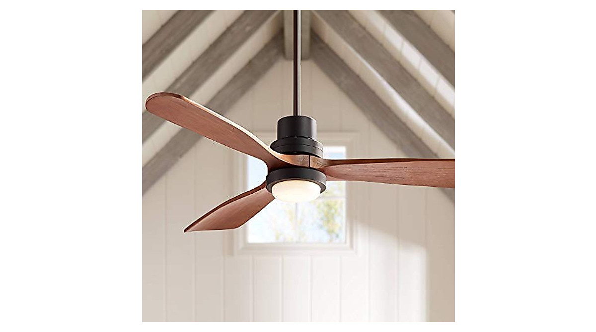 Casa Vieja 52" Delta-Wing Ceiling Fan with LED Light & Remote