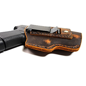 Muddy River Tactical Smith and Wesson SD 9/40 VE - Soft Sided Leather Inside The Waistband (IWB) Concealed Carry Holster- IWB Holster (Right Handed)