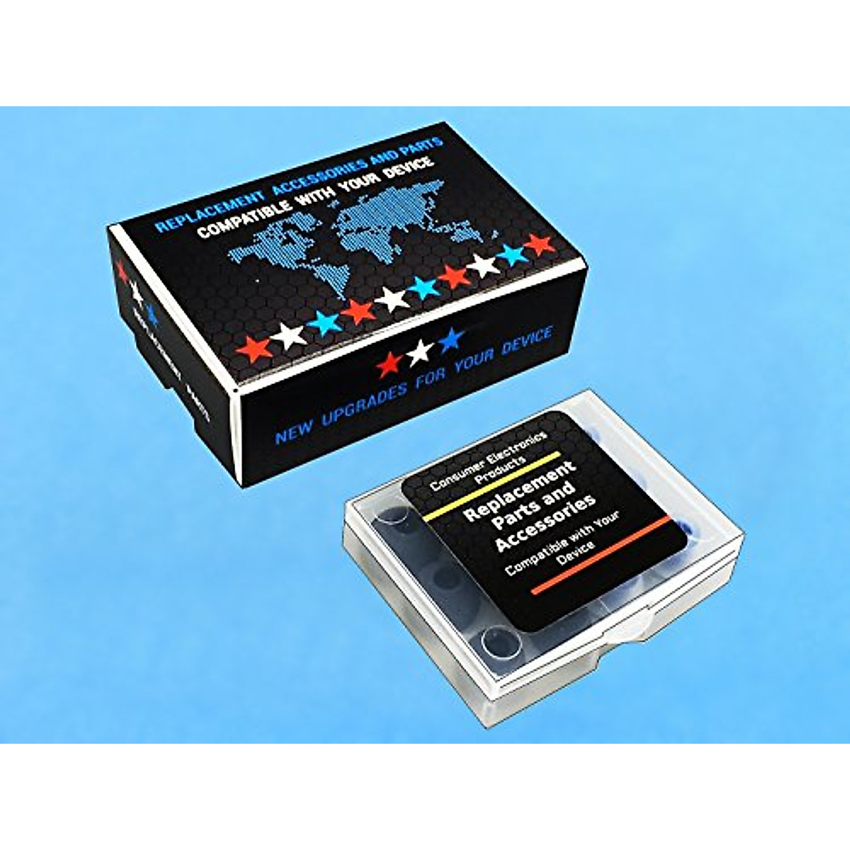 6 pcs : S/M/L Soft Replacement Mushroom Domes Eartips Earbuds Compatible with Siemens Touching, Motion, Nitro,Aquaris, Siemens Life, Lotus 12P,13P,13SP,23P,23SP, 23M BTE (Behind the Ear) Hearing Aids