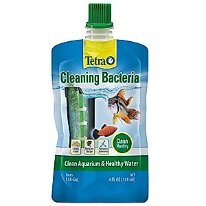 Tetra Cleaning Bacteria 4 Ounces, for A Clean Aquarium and Healthy Water, (Model: 77997)