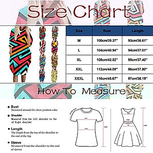 A Line Dresses for Women Wedding Guest Crew Neck Loose Colorful Diamond Print Half Long Sleeved Dress Casual Pocket