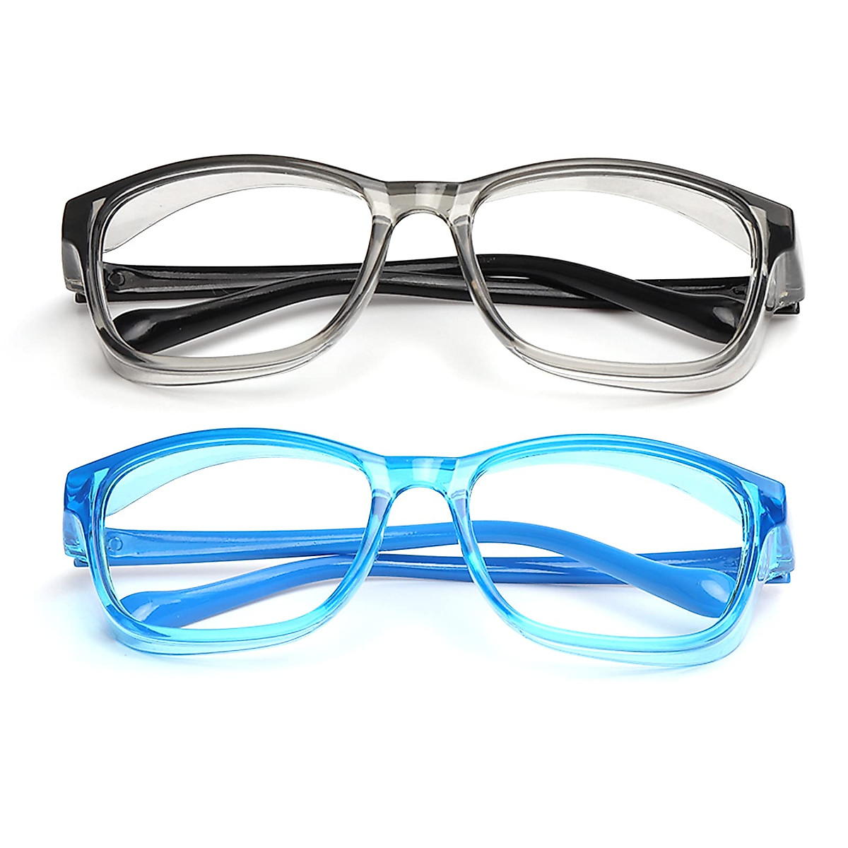 Outray 2 Pack Kids Anti Fog Safety Glasses with Side Shield & Blue Light Blocking Lens Protective Goggles Age 6-12