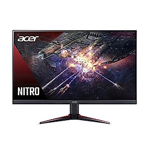 Acer Nitro VG240Y Sbiip 23.8” Full HD (1920 x 1080) IPS Gaming Monitor | AMD FreeSync Technology | 165Hz Refresh Rate | Up to 0.5ms | 99% sRGB | 1 x Display Port 1.2 & 2 x HDMI 2.0,Black