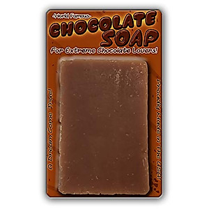 Chocolate Soap Chocolate Scented Bar Soap Funny Unisex Spa Gags for Women Men Chocolate Gags Secret Santa White Elephant Stocking Stuffers Novelty Soap Wife Friend Girlfriend