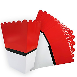 12Pcs Cartoon Animation Popcorn Box, Cartoon Animation Party Supplies, Birthday Party Decorations