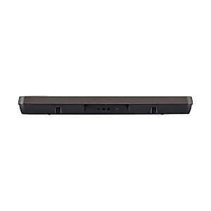 Yamaha PSRE360 61-Key Touch Sensitive Portable Keyboard with Power Supply, Dark Walnut