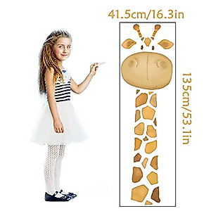 Wall Decals Cute Giraffe Room Decor TV Wall Decor Animals Lover Gift Idea Cute Animal Wall Decals for Classroom Farmhouse Store Showcase Wall Decorations