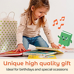 Chinese Nursery Rhymes Book | Mandarin Sound Book for Children with Pinyin and English Translation | Interactive and Educational Chinese Bilingual Toy for Baby, Toddler 1-3 and 2-4