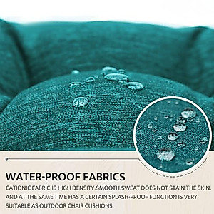 mudilun Outdoor Adirondack Chair Cushion High Weather Resistant Tufted Waterproof Lounge Cushion Anti-Slip Thickened High Back Patio Seat Pads Set of 2…