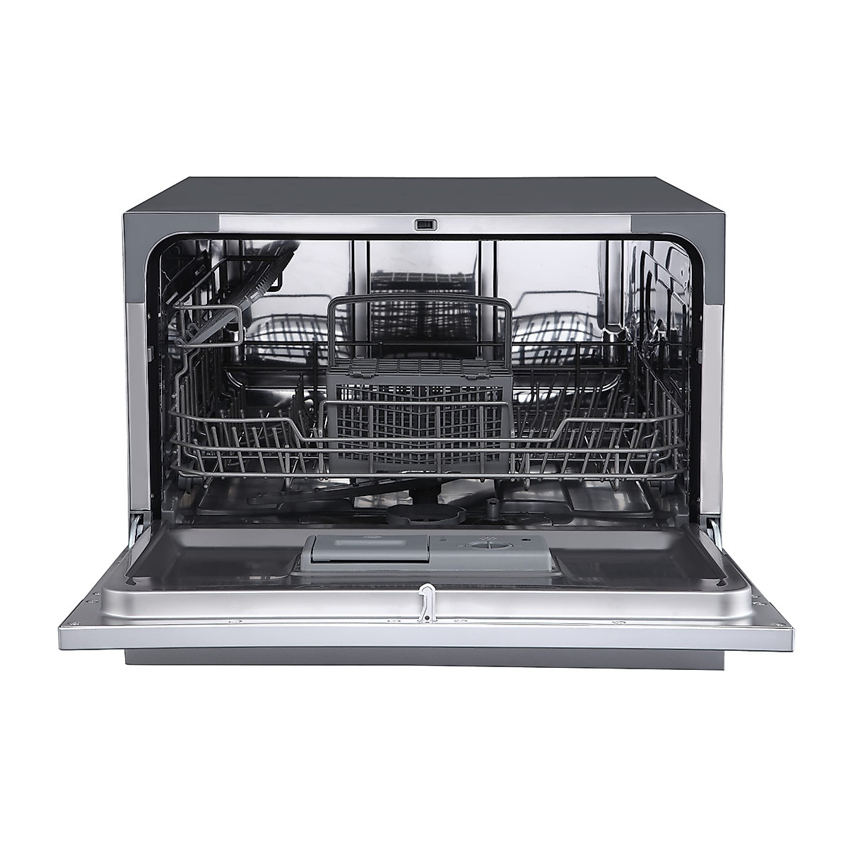 EdgeStar DWP62SV 6 Place Setting Portable Countertop Dishwasher - Silver