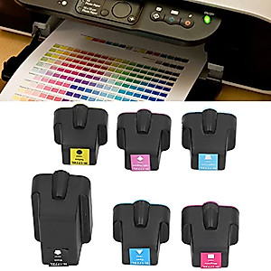 Fafeicy Ink CartridgeInk Cartridge Replacement 6 Color BK C M Y LC LM Cartridge Combo Pack Printer Ink Cartridge for 3210 3310