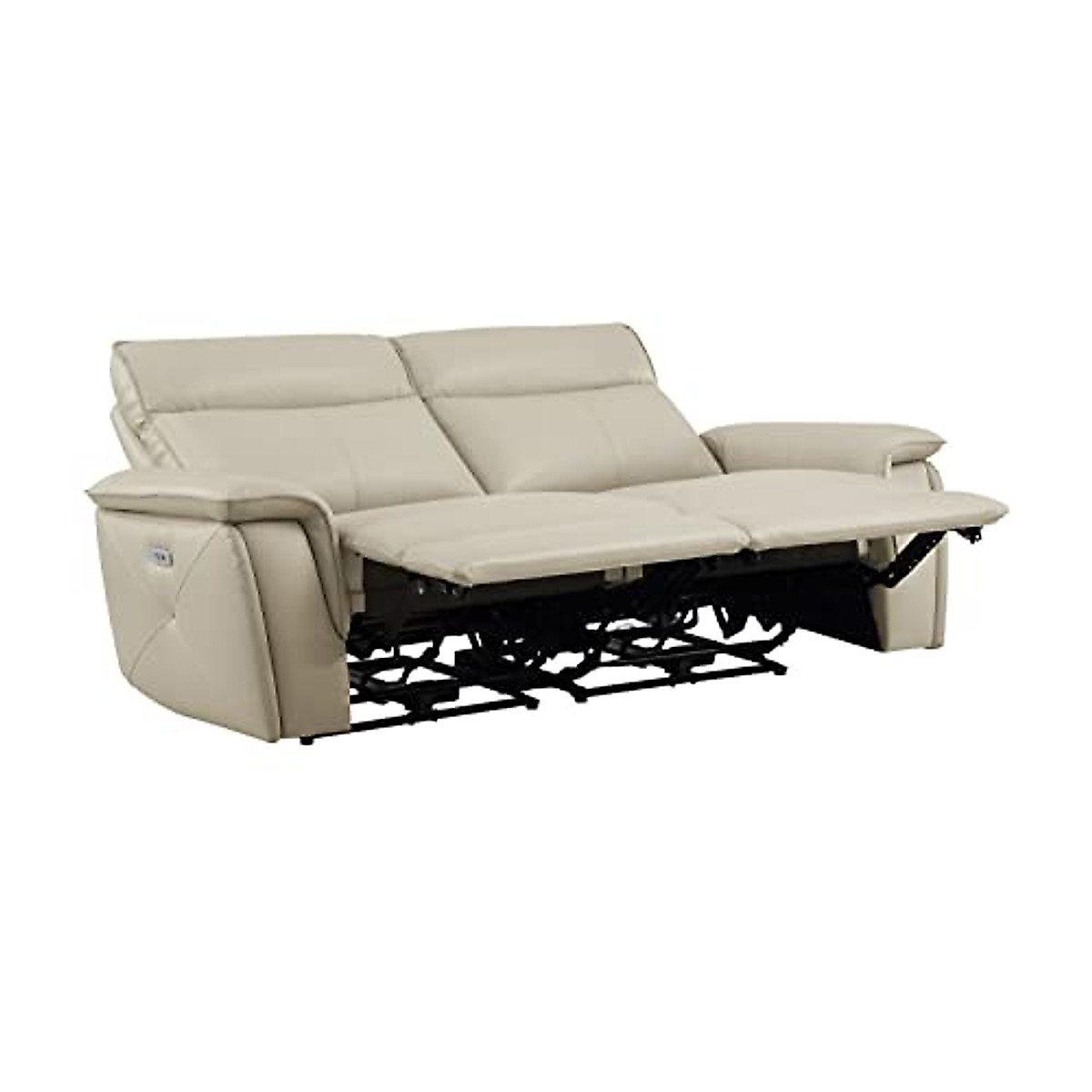 Lexicon Raelynn Power Double Reclining Loveseat, Taupe