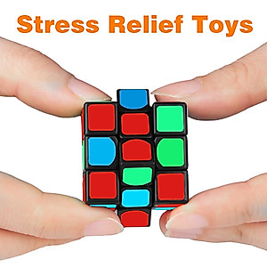 Mini Cube 20 Pack Magic Cube, Puzzle Party Favors for Kids Party Puzzle Game Toys Classroom Rewards & School Prize for Students, Stress Relief Toys Goody Bag Filler Birthday Gift