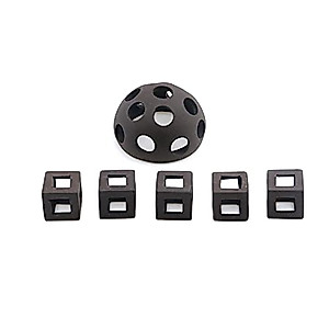 MY MIRONEY 8Pcs Ceramic Shelters Aquarium Ceramic Rock Cave Shelter Shrimp Betta Lizards Hideaway Breeding Cave Cubic Hideout Fish Tank Decor Ornament