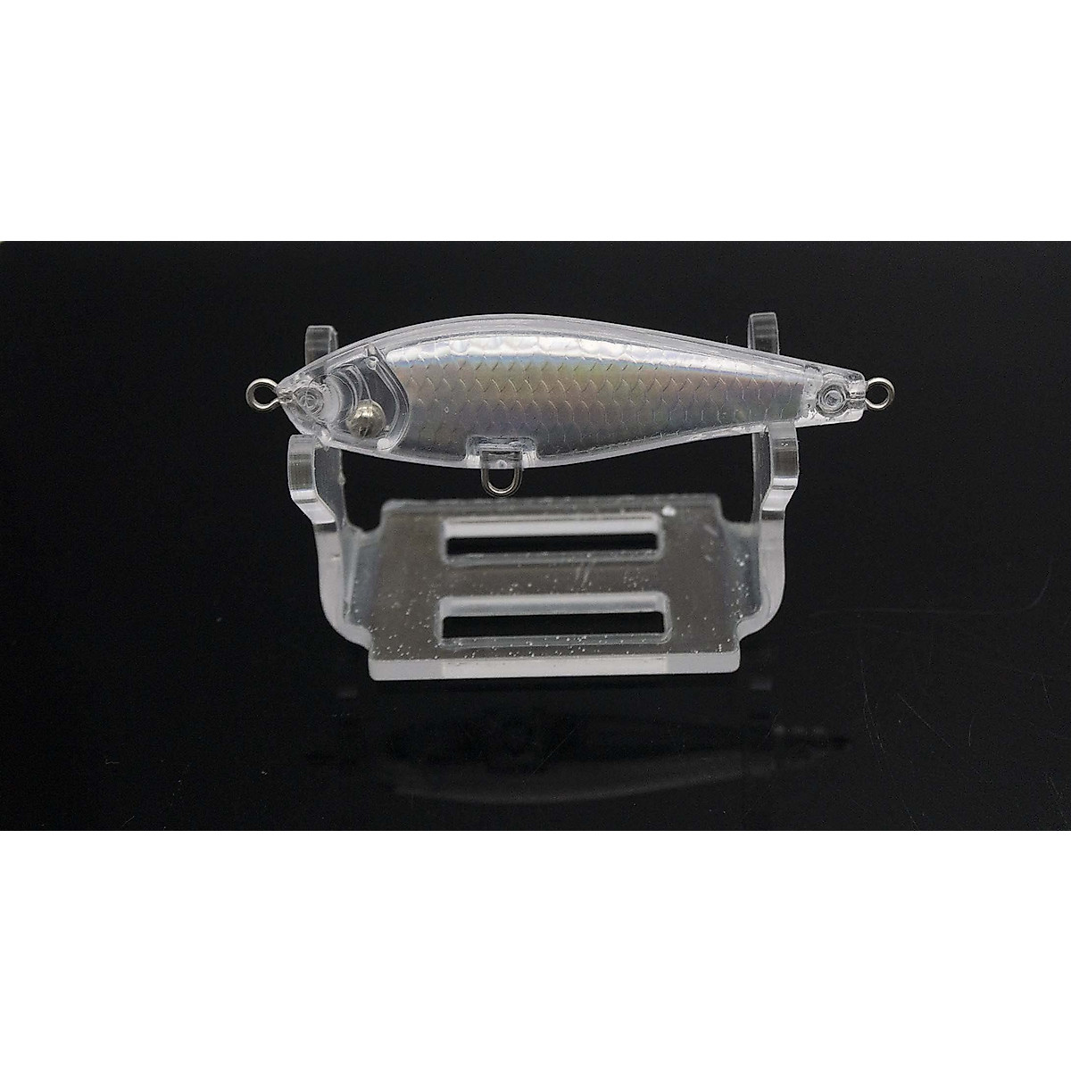 10PCS Unpainted Lure Blanks 6.82g 7.7cm JXN11 with 6mm Free Fishing Eye Crankbait Baits Simulation Blank Body Clear Hard Baits Trout Salmon Minnow Lure Popper Lures Topwater Freshwater JXN11