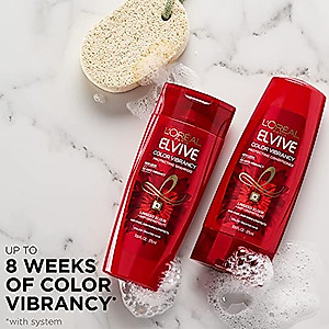 L'Oreal Paris Elvive Color Vibrancy Protecting Shampoo and Conditioner Set for Color Treated Hair, 28 Fl Oz (Set of 2)