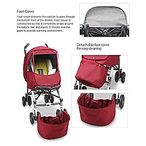 Manito Melange Alpha Stroller Weather Shield (Black)