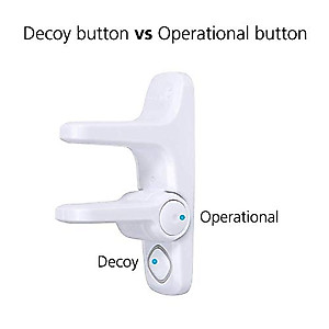 Safety 1st Outsmart Lever Handle Lock 2 Pack, One Size, White