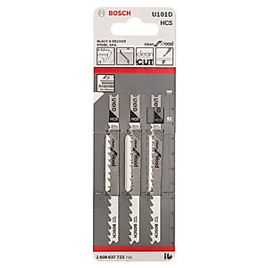 Bosch 2608637723 Jigsaw Blade U101 D 3 Pcs