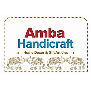 Amba Handicraft Rakhi/Rakhi for Brother/Rudraksha Rakhi/Send Rakhi to USA/Rakhi for Brother with Gift Set/Rakhi Bracelet/Rakhi for Brother and bhabhi/Rakhi Set