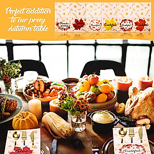 36 Pieces Thanksgiving Utensil Holders Maple Leaf Silverware Cutlery Holders Paper Pocket Knife Fork Holder Bag Give Thanks Cutlery Holders for Thanksgiving Fall Harvest Party Dinging Table Supplies