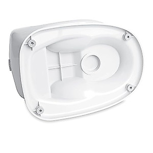 Nuby My Real Potty Training Toilet with Life-Like Flush Button & Sound for Toddlers & Kids, White