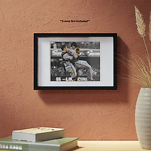 Ikonic Fotohaus Buster Posey Tim Lincecum Signed Photo Autograph Print Wall Art Home Decor