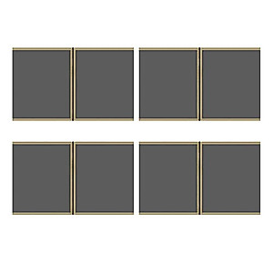 COWVIE Gazebo Netting Screen Replacement Universal 4-Panel Sidewalls 10' x 10' ( Only Netting)