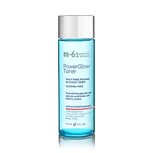 M-61 PowerGlow® Toner - Daily Pore Refining glycolic and salicylic Acid Toner with Bilberry & Aloe.