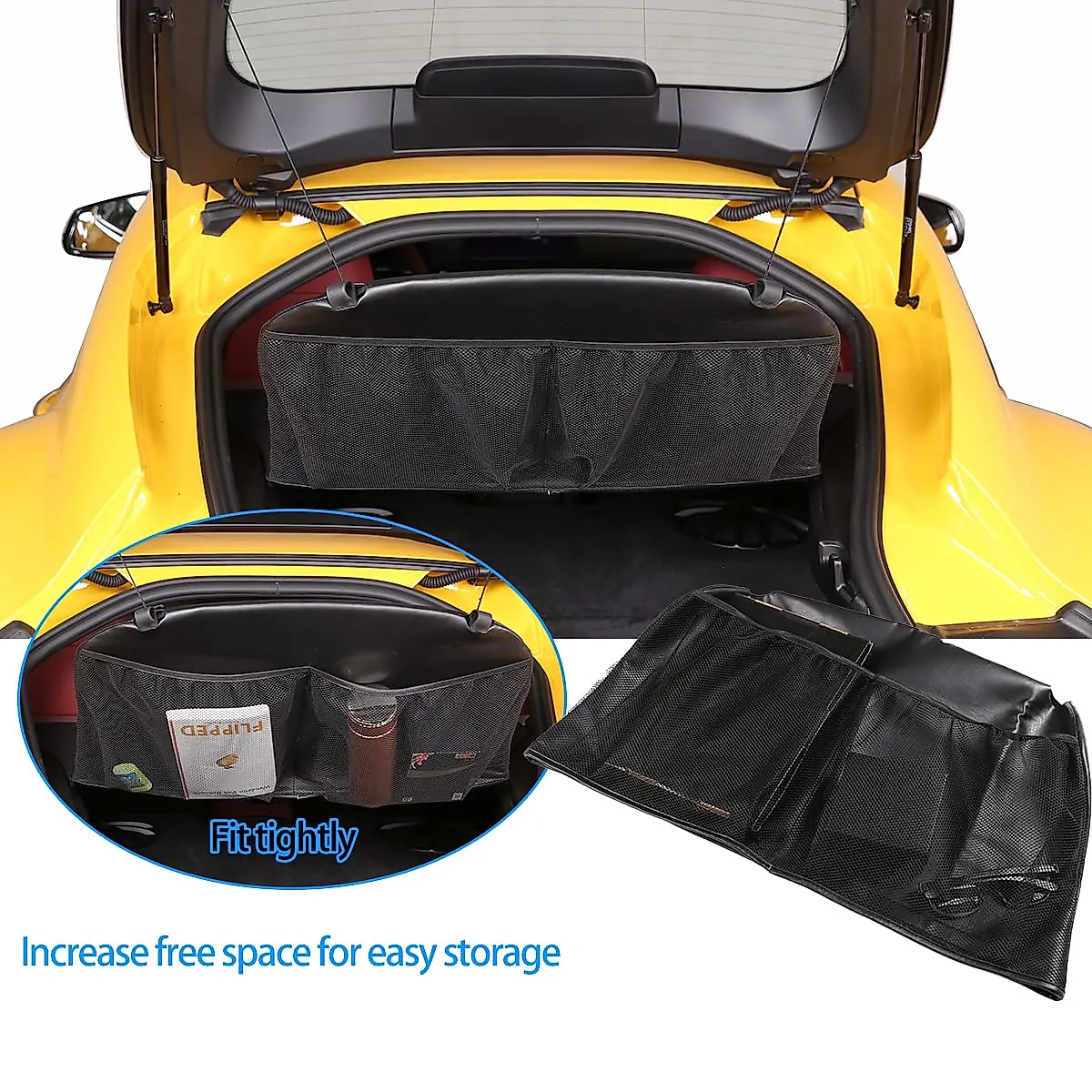 YUECHI For Toyota Supra GR A90 A91 MK5 2020-2022 Car trunk partition storage bag