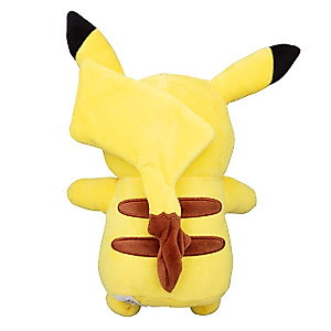 Pokemon 12" Large Winking Pikachu Plush - Officially Licensed - Generation 1 Figure - Authentic Soft Stuffed Animal Toy - Valentine's Day & Easter Basket Stuffer Gift for Kids, Boys, Girls - 2+