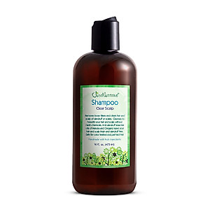 Just Nutritive Dandruff Clear Scalp Shampoo | Anti Dandruff Treatment | Natural Shampoo for Men and Women | Gentle Cleansing Shampoo for Dry Irritated Scalps 16 Fl Oz