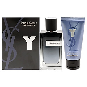 Yves Saint Laurent Y Men 3.3oz EDP Spray, 1.6oz All Over Shower Gel 2 Pc Gift Set