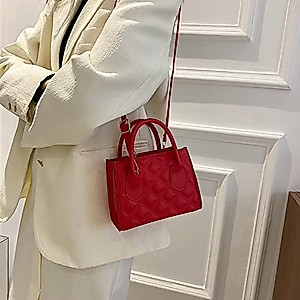 Hundred Fortune Women Fashion Lattice Embossing Shoulder Bags Female Leather Crossbody Bag