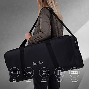 Silver Cross Slumber 3 in 1 Travel Crib in Black - Multi Use, Converts from Bassinet to Crib to Playard - Portable, Lightweight, Easy to Pack with Comfortable Mattress, for Infants to Toddlers