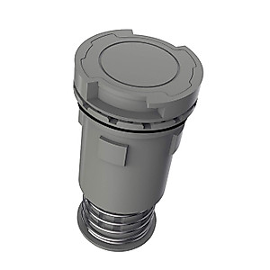 Color Match Pool Fittings Gamma 3 High Flow Cleaning Head (Light Gray)