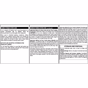 Roebic FRK-1LB Foaming Root Killer, Clears Pipes and Stops New Growth, Safe for All Plumbing, 1 Pound White