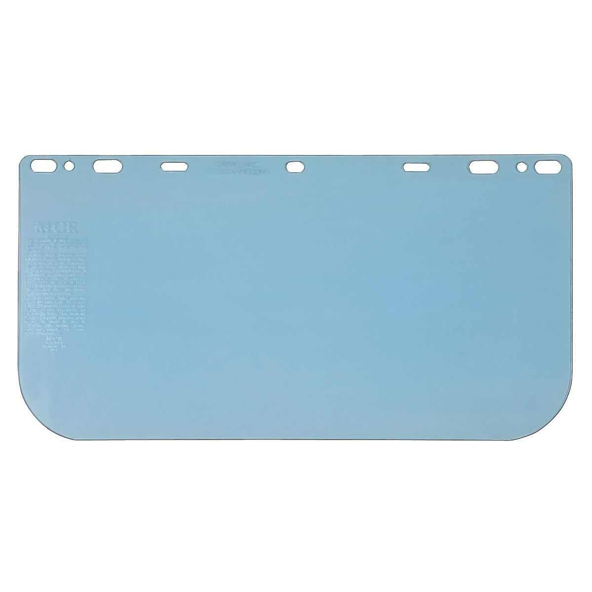 MCR Safety 181560 Polycarbonate Universal Visor Safety Faceshield, Clear, 8-Inch by 15-1/2-Inch, 0.060-Inch Thick (Visor Only - Hat Not Included)