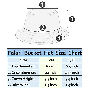 Men Women Unisex Cotton Bucket Hat 100% Cotton Packable for Travel Fishing Hunting Summer Camp (L/XL, Red)